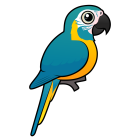 Blue-throated Macaw: Bolivia's Colorful Treasure | Birdorable Birds