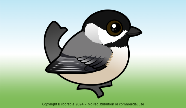 Meet the Cute Carolina Chickadee by Birdorable Birds