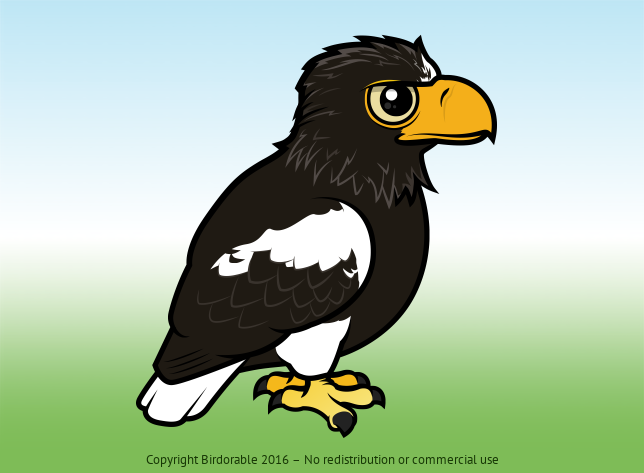 Discover the Majestic Steller's Sea Eagle with Birdorable