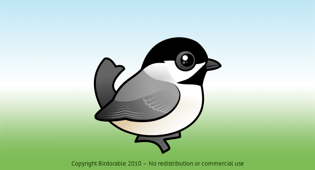 Meet the Cute Carolina Chickadee by Birdorable Birds
