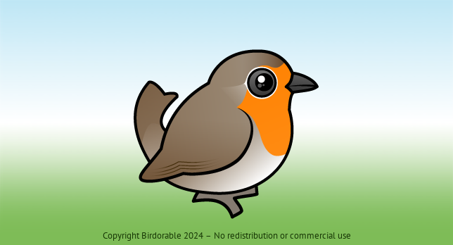 Meet the European Robin by Birdorable - Iconic Songbird of Europe