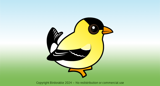 Learn About the Colorful American Goldfinch | Birdorable Birds