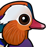 Cute Mandarin Duck from Birdorable