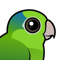 Cute Pacific Parrotlet by Birdorable