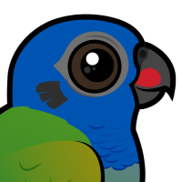 Meet the Blue-headed Parrot by Birdorable