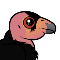 Cute California Condor by Birdorable