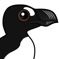 Cute Great Auk by Birdorable