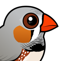 Cute Zebra Finch by Birdorable