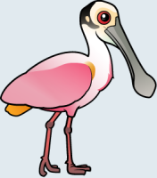 Cute Roseate Spoonbill Products by Birdorable