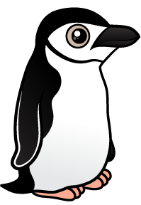 Cute Chinstrap Penguin by Birdorable