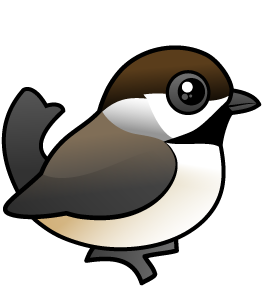 Cute Boreal Chickadee by Birdorable
