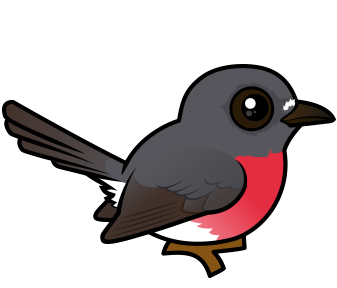 Birdorable Rose Robin from Australia