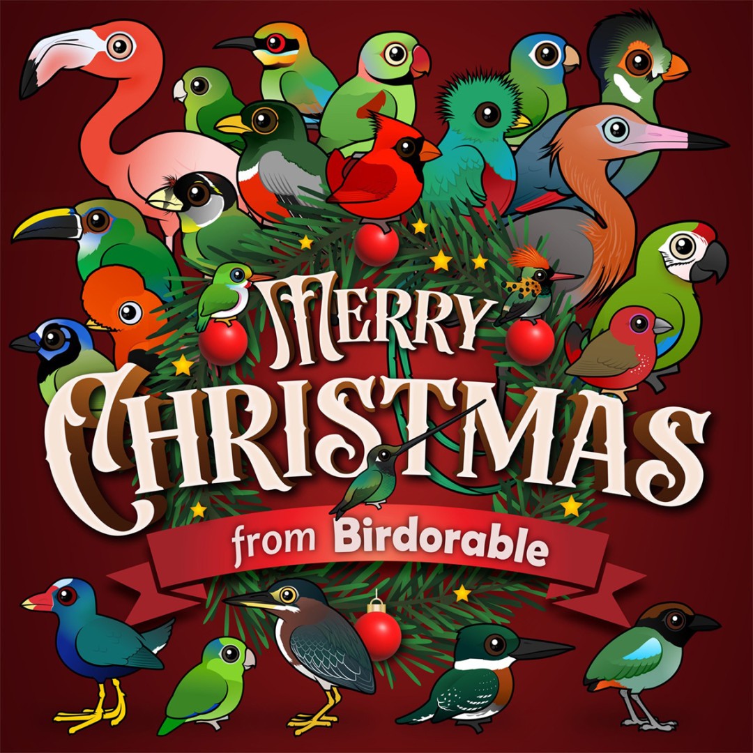 Merry Christmas from Birdorable Shareable Graphic by Birdorable