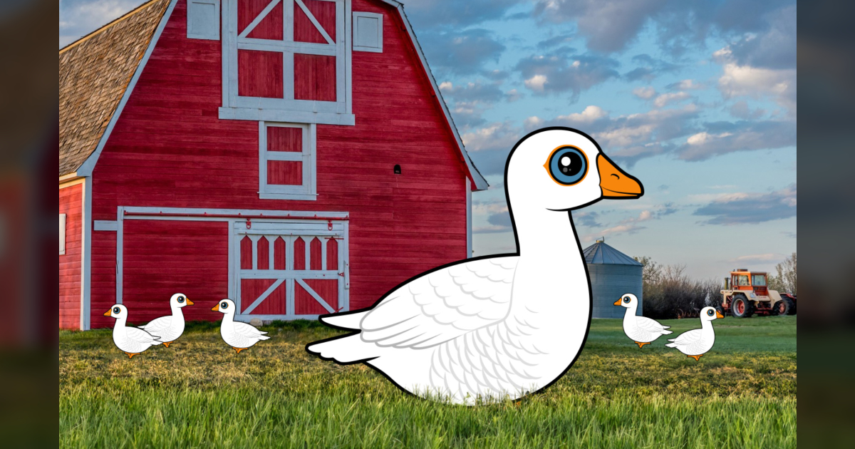 Birdorable's Blue-Eyed Beauty: The Embden Goose Joins the Flock