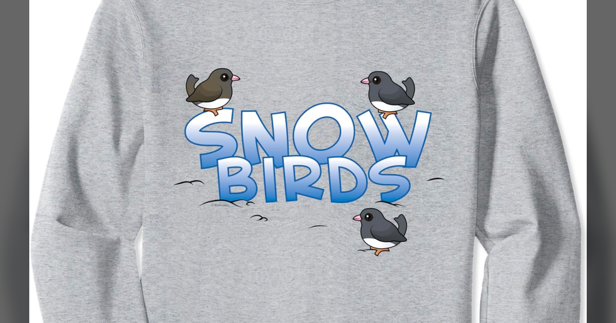 Winter Birdwatching with Birdorable Dark-eyed Junco Gear