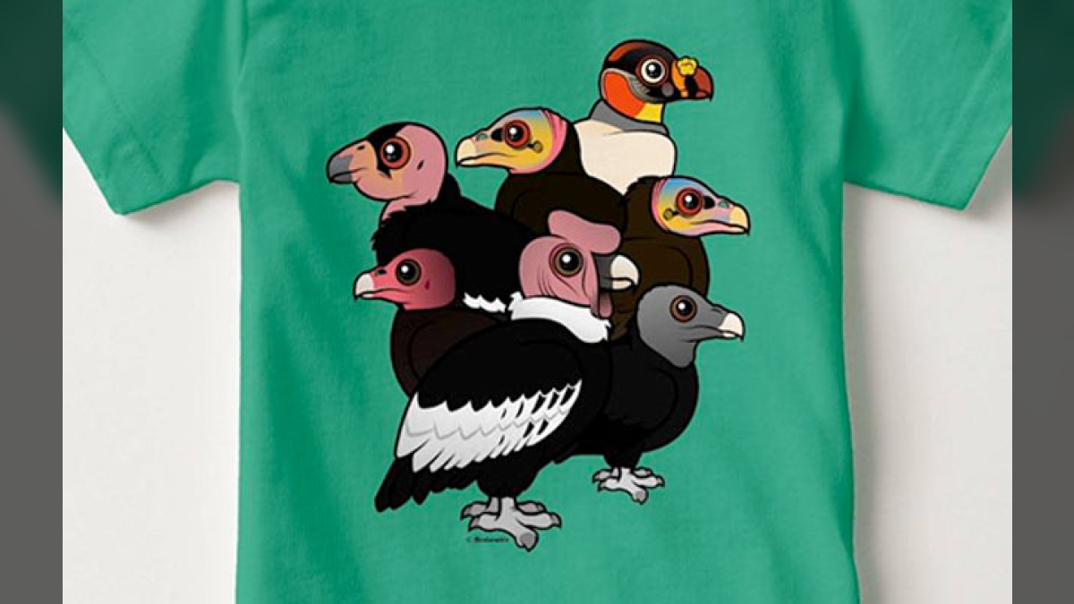 Vultures From Around the World are Featured On T-Shirts