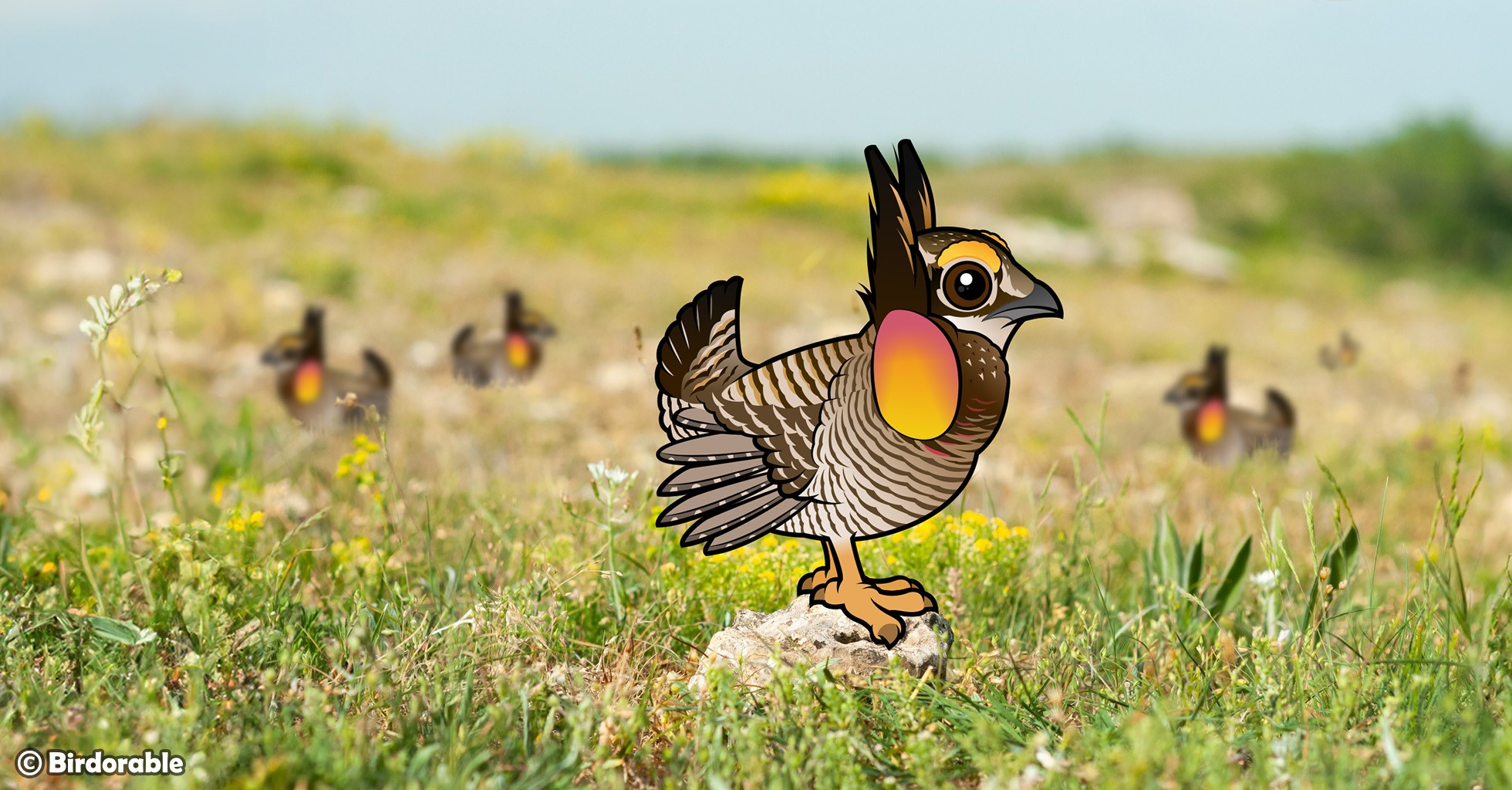 Saving Texas Prairie Symbol: The Attwater's Prairie Chicken