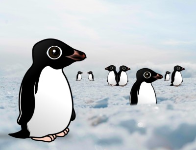 Cute Adelie Penguin by Birdorable