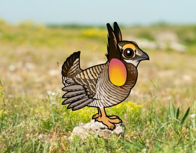 Meet the Cute Greater Prairie-Chicken by Birdorable