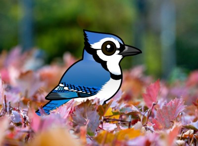 Cute Poster For Kids Featuring Cartoon Bird Alphabet